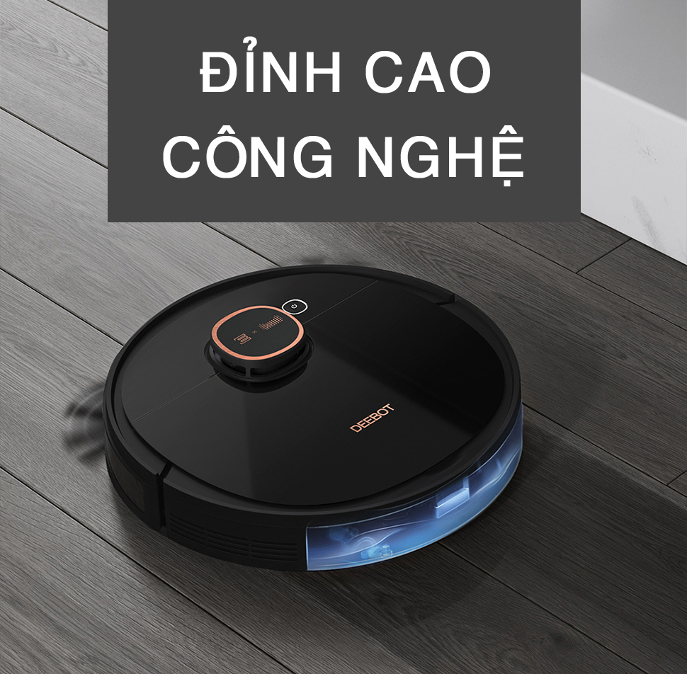 Robot Hút Bụi Lau Nhà Ecovacs Deebot T5 Max (DX65) | Tech Shop Việt Nam